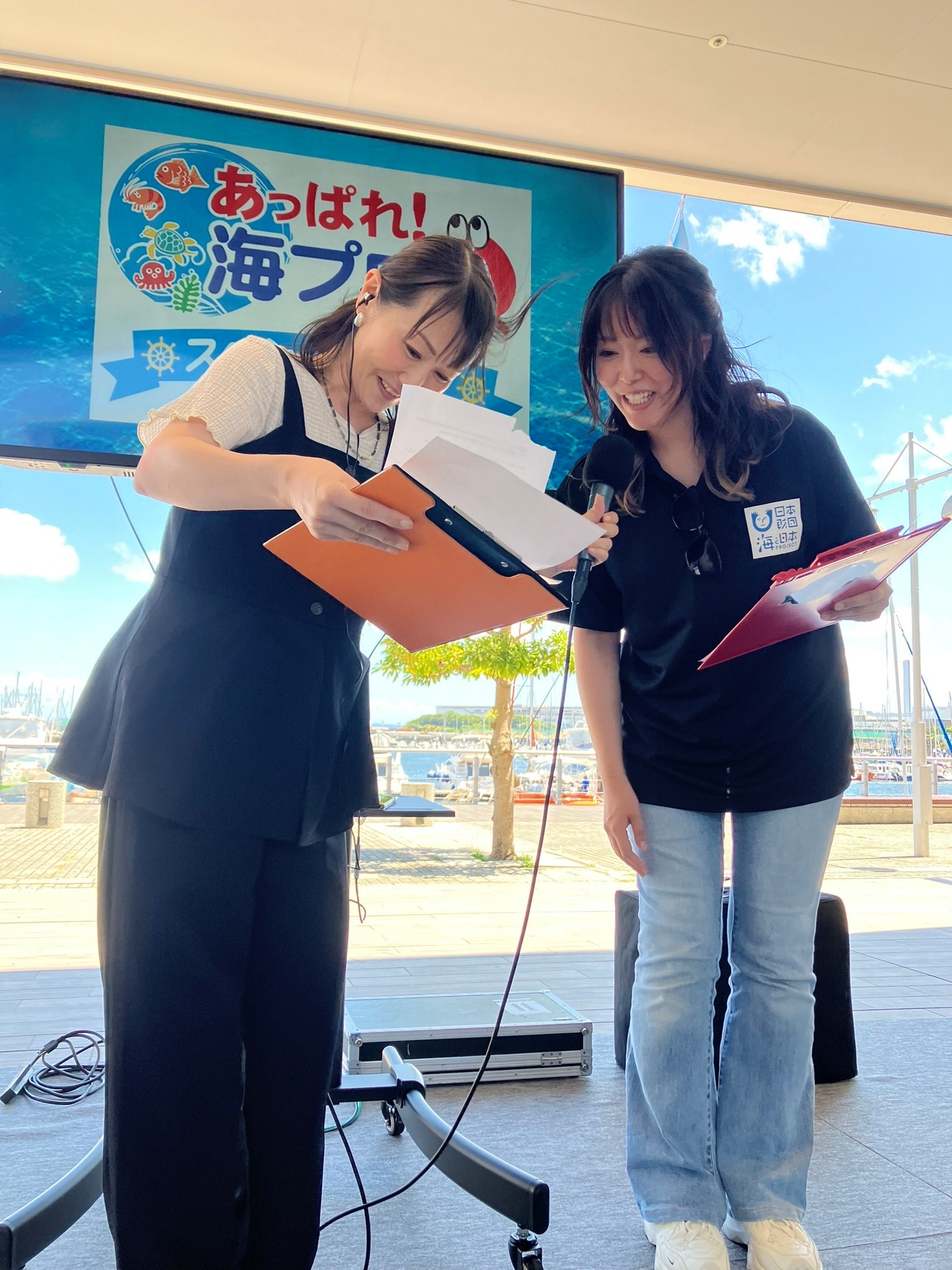 横浜ベイサイドマリーナでtvk海を学ぶウィーク! – 海を守ろう！